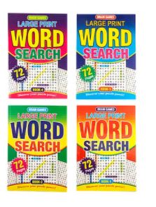 Adult Activity Book - Word Search 72 Page - Bulk Buy – Funbox Activities